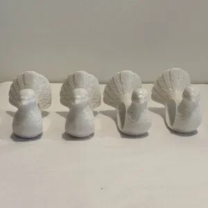 Vintage | Dining | Napkin Holders Vintage White Porcelain Set Of Four ...